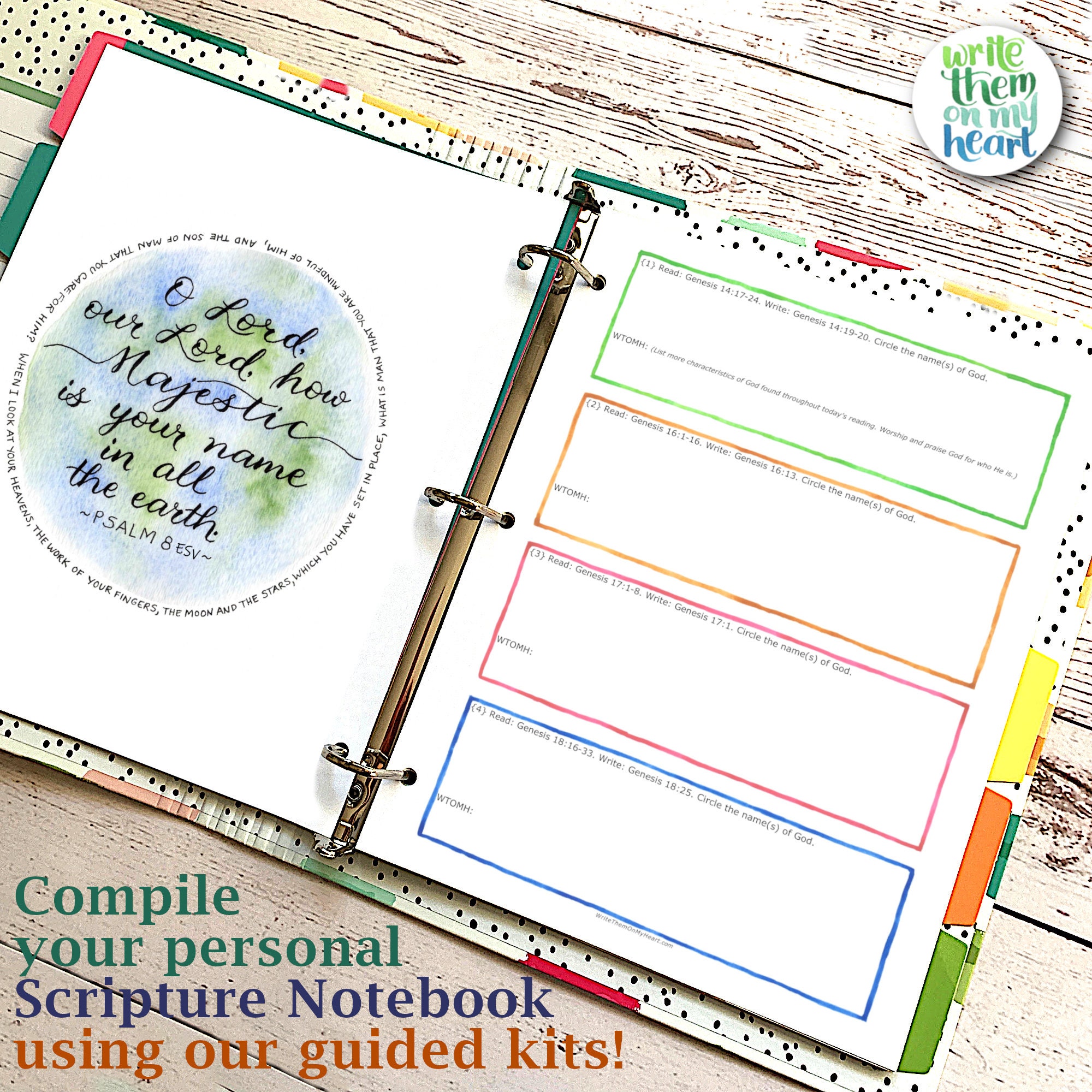 365 Names of God PDF Scripture Writing Printable Worksheets, Names of ...