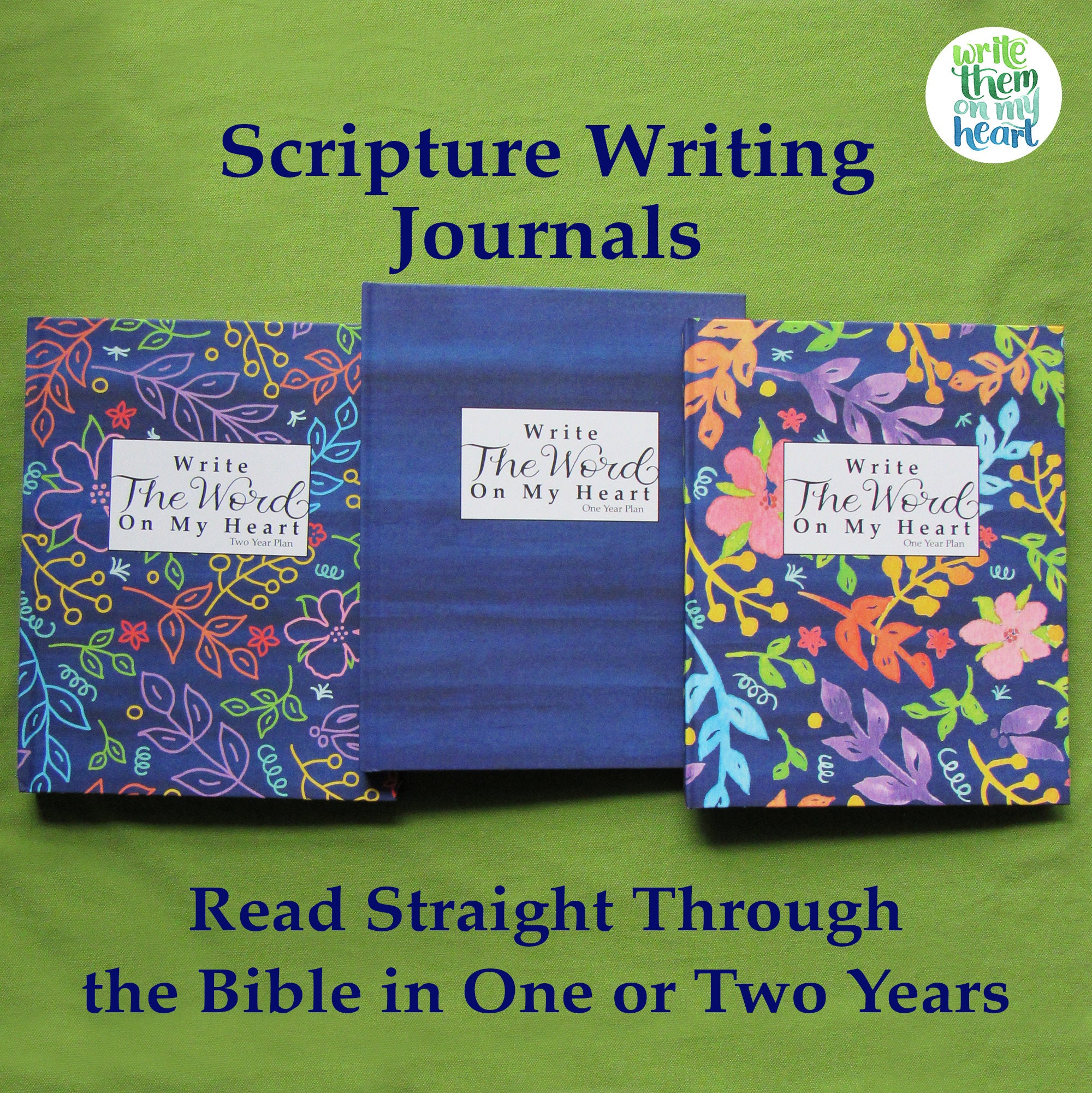 Scripture Writing Journal Daily Bible Reading Plan Two Year Bible ...