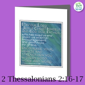 Blessing Scripture Cards Printable Bible Verse Blessing Card Bible ...