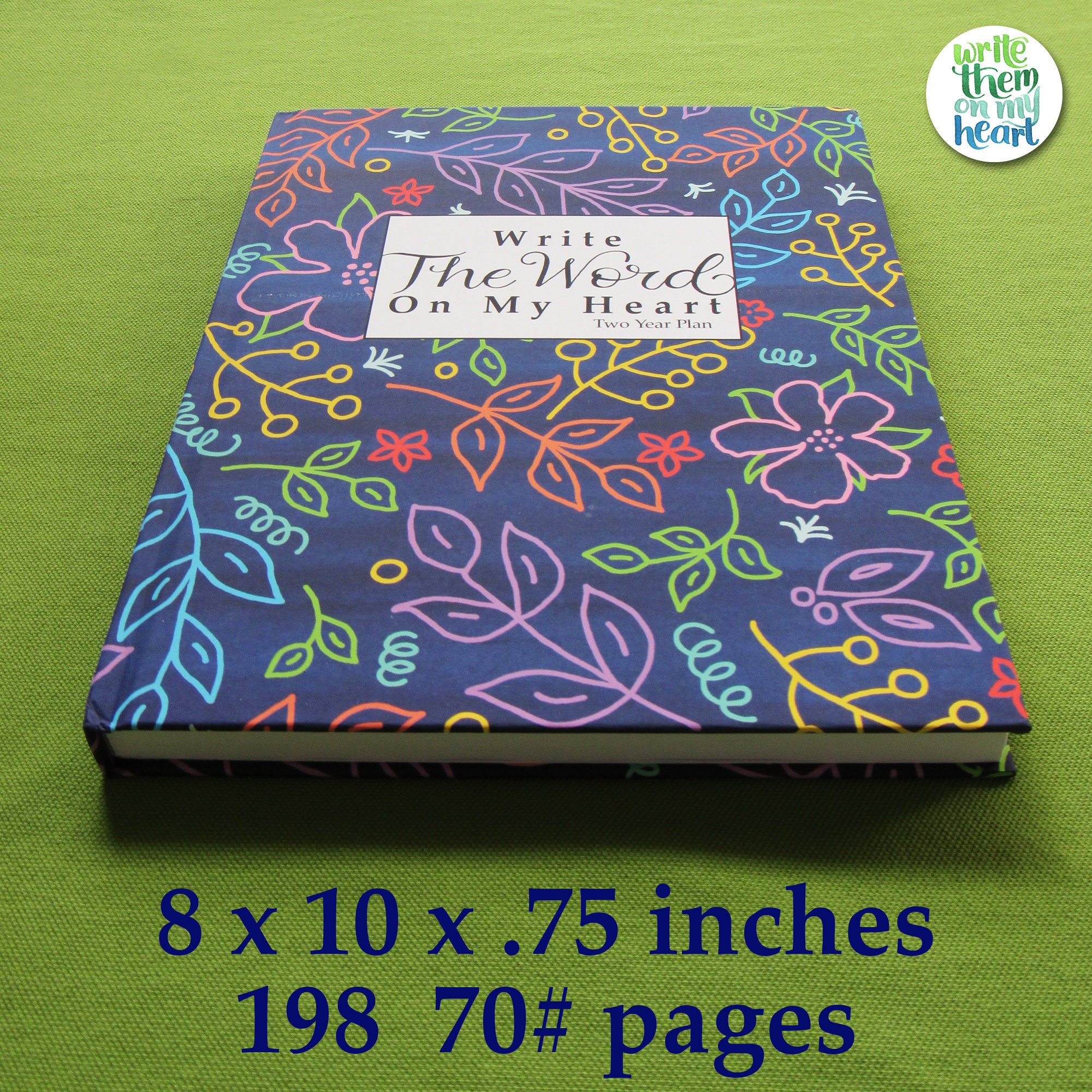 Scripture Writing Journal Daily Bible Reading Plan Two Year Bible ...