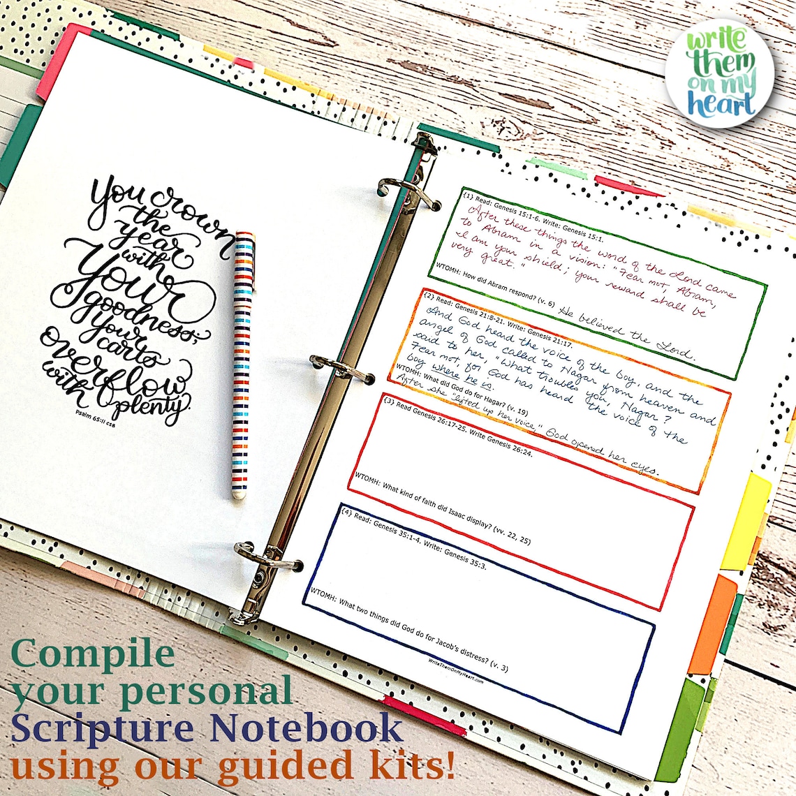 365 Day Bible Reading Plan Undated, Write A Verse A Day Printable ...