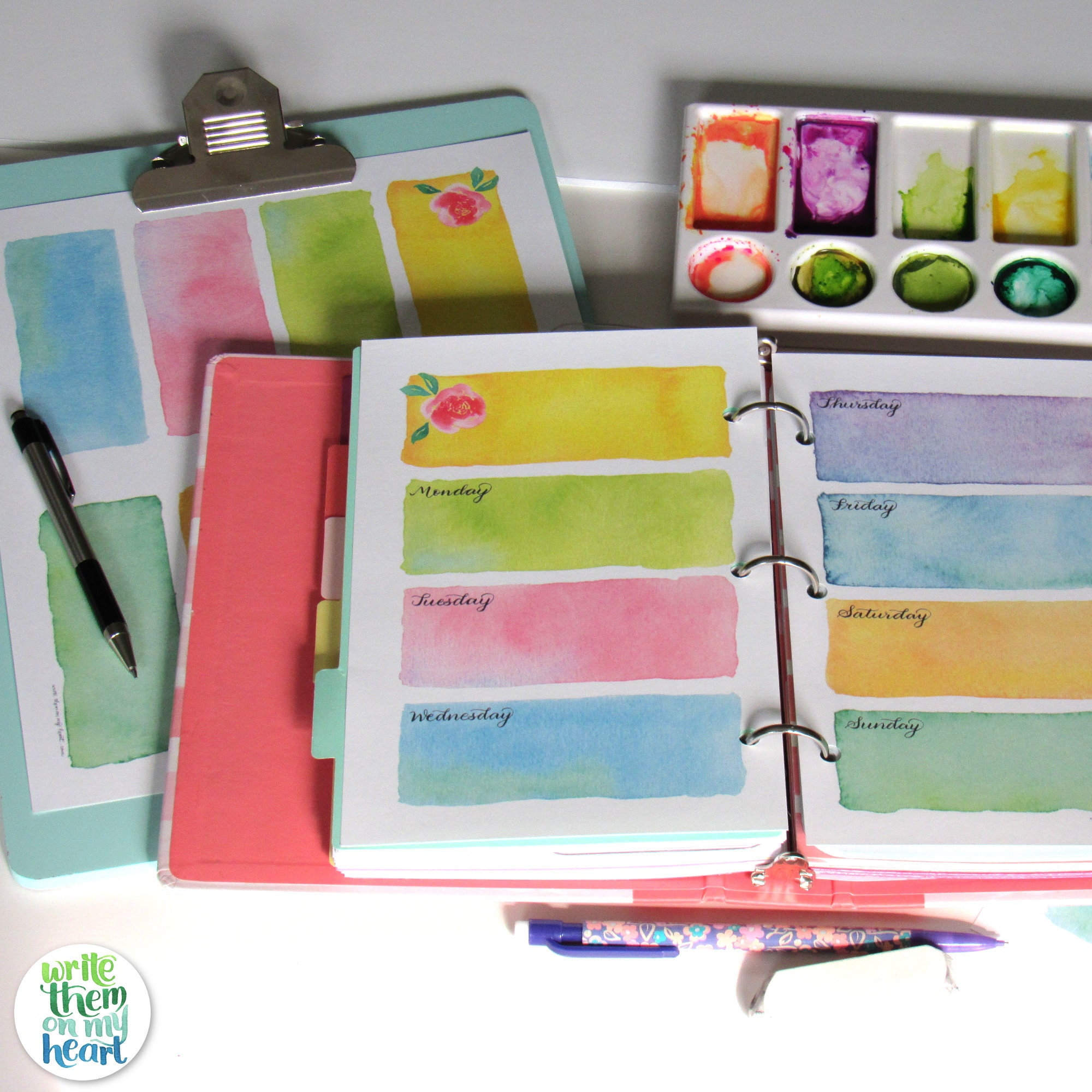 Christian Planner Printable, Faith Weekly Planner Undated Horizontal ...