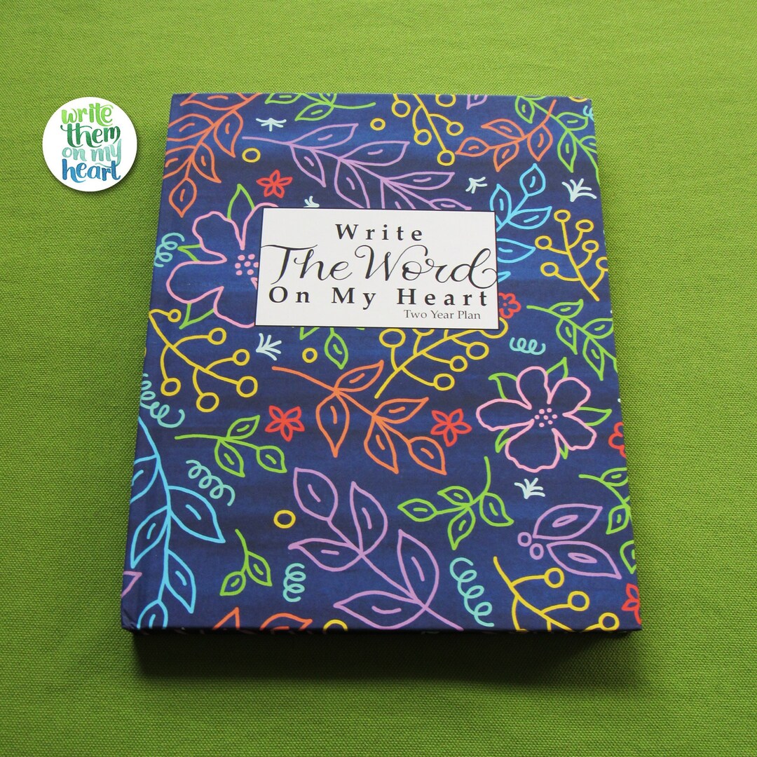 Scripture Writing Journal Daily Bible Reading Plan Two Year Bible ...