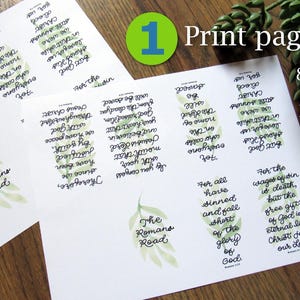 Romans Road to Salvation Printable PDF and DIY Folded Mini Booklet or ...