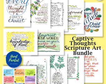 Graduation Scripture Cards, 6 Printable Bible Verse Graduation Cards ...