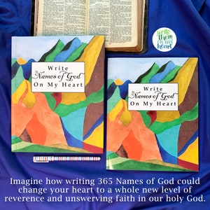 365 Names of God Journal Bible Study Names of God Bible Verses, Write ...