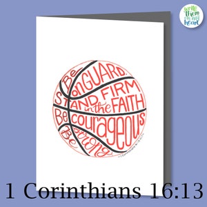 Sports Scripture Cards, 6 Printable Bible Verse Sports Card Set, Sports ...