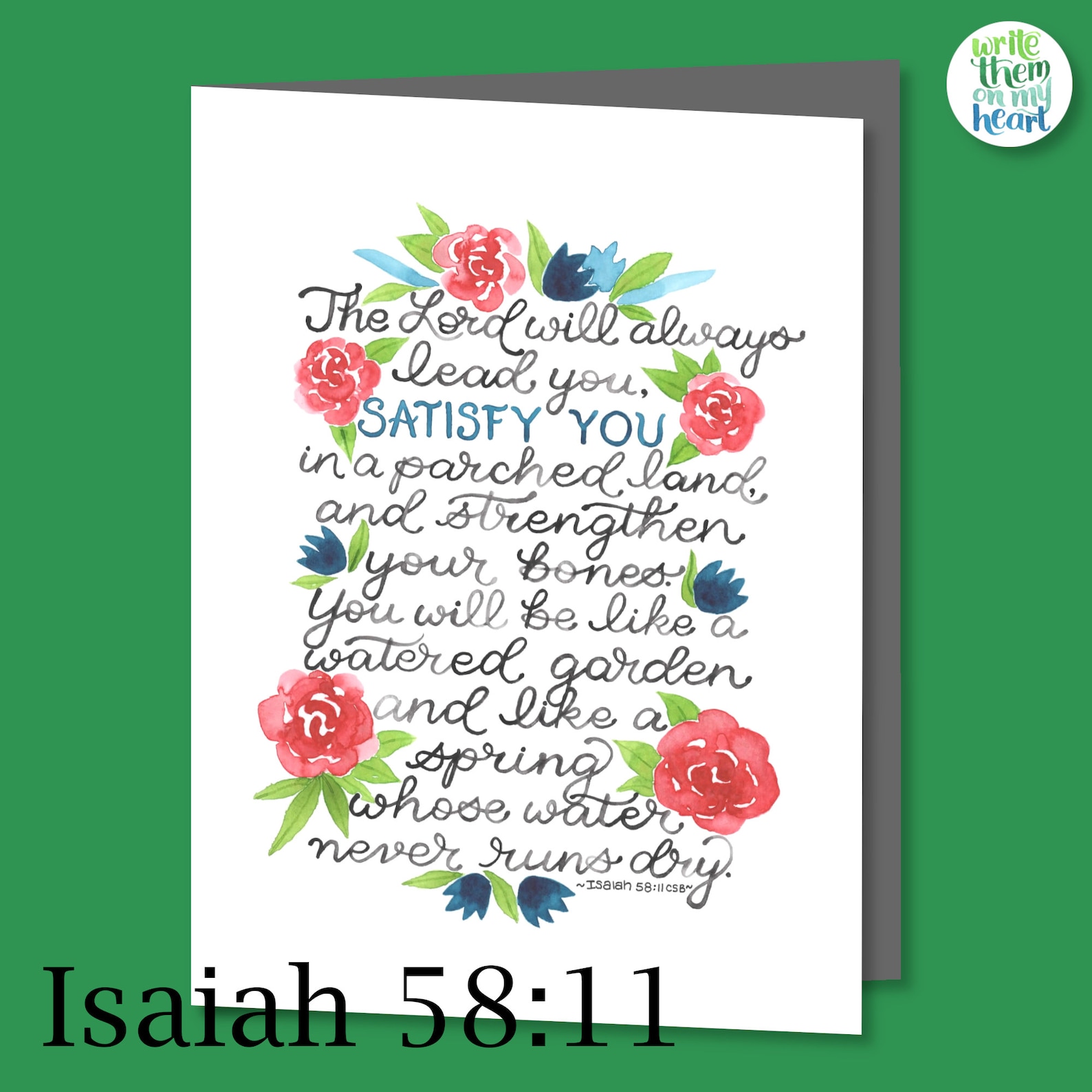 Get Well Scripture Cards, 6 Printable Bible Verse Get Well Cards, 5x7 ...