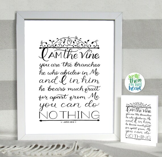 Bible Verse Printable John 15