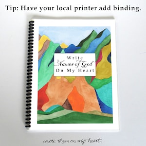 365 Names of God PDF Scripture Writing Printable Worksheets, Names of ...