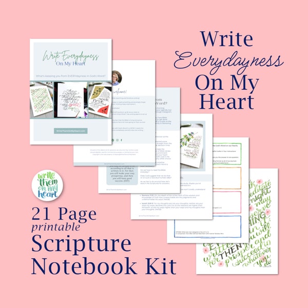 Scripture Writing Guide - Etsy