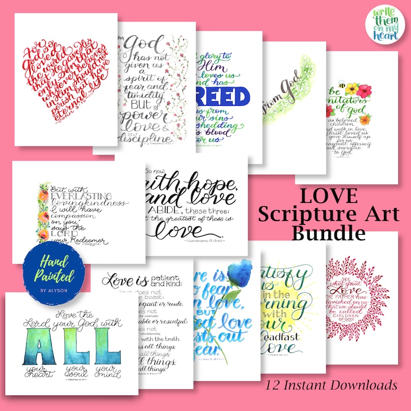 WriteThemOnMyHeart - Etsy