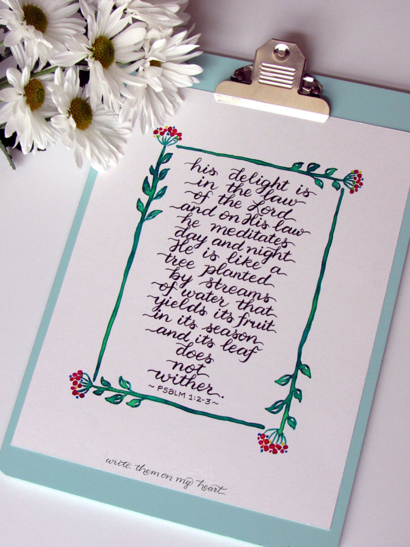 The Word Scripture Memory Verse Cards AND Wall Art Printables - Etsy