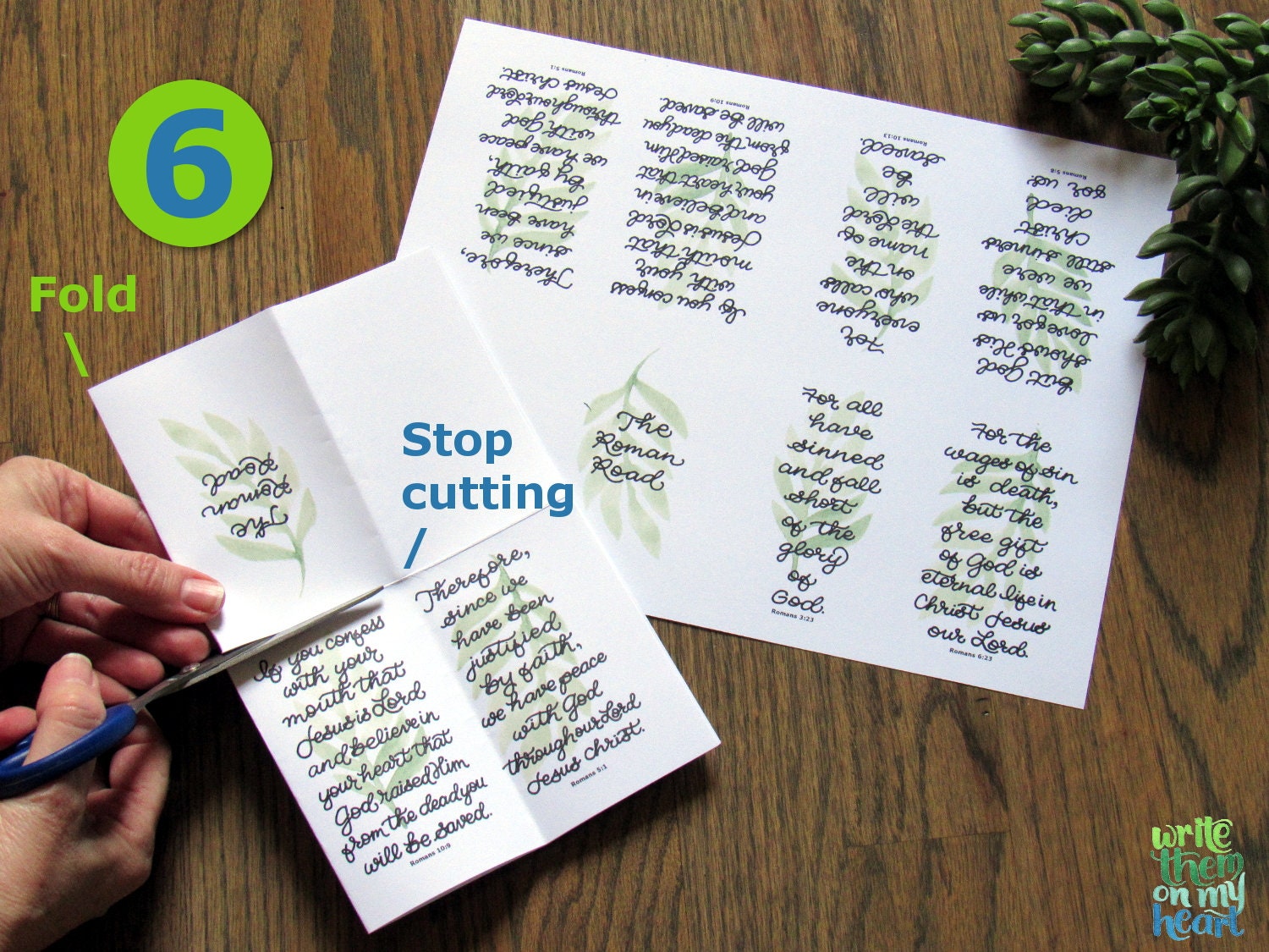 Romans Road to Salvation Printable PDF and DIY Folded Mini Booklet or ...