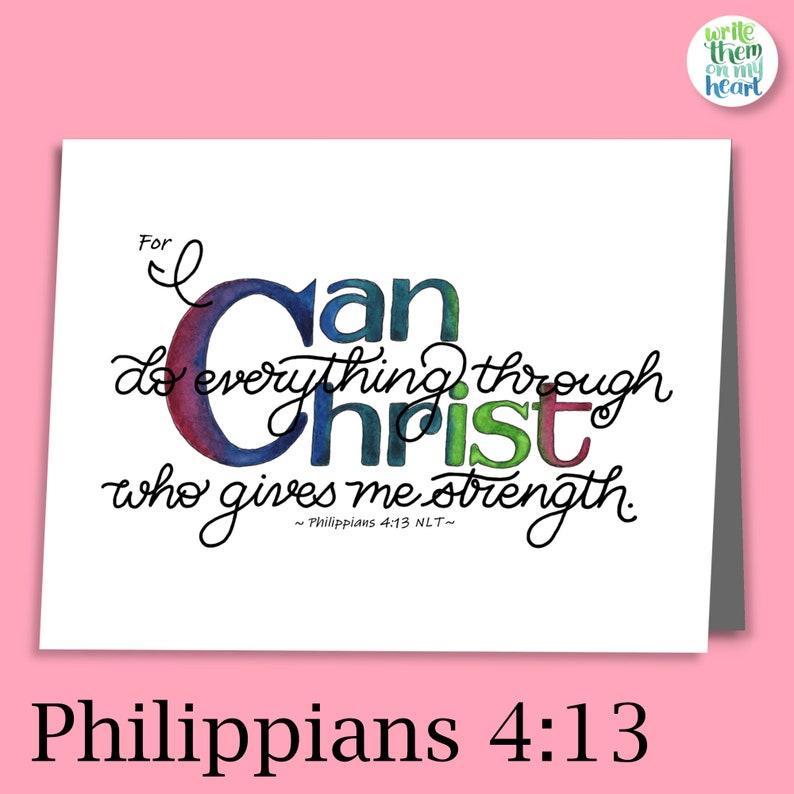 Encouragement Scripture Cards, 6 Printable Bible Verse Encouragement ...