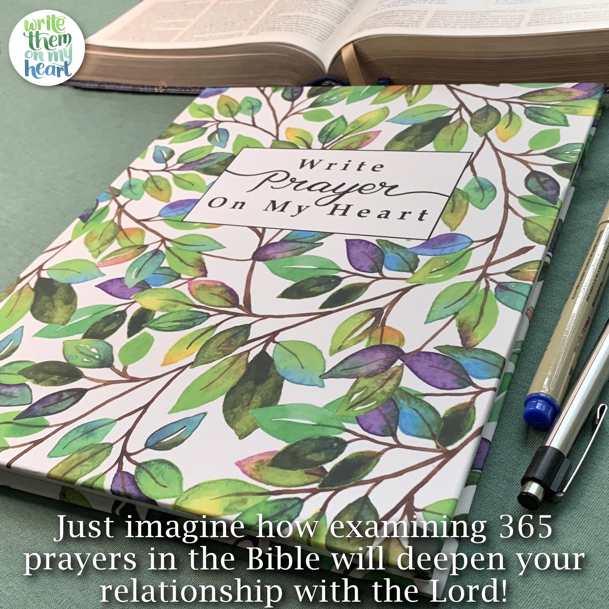Prayer Journal Bible Study, Daily Prayer Journal 365 Prayer Verses ...