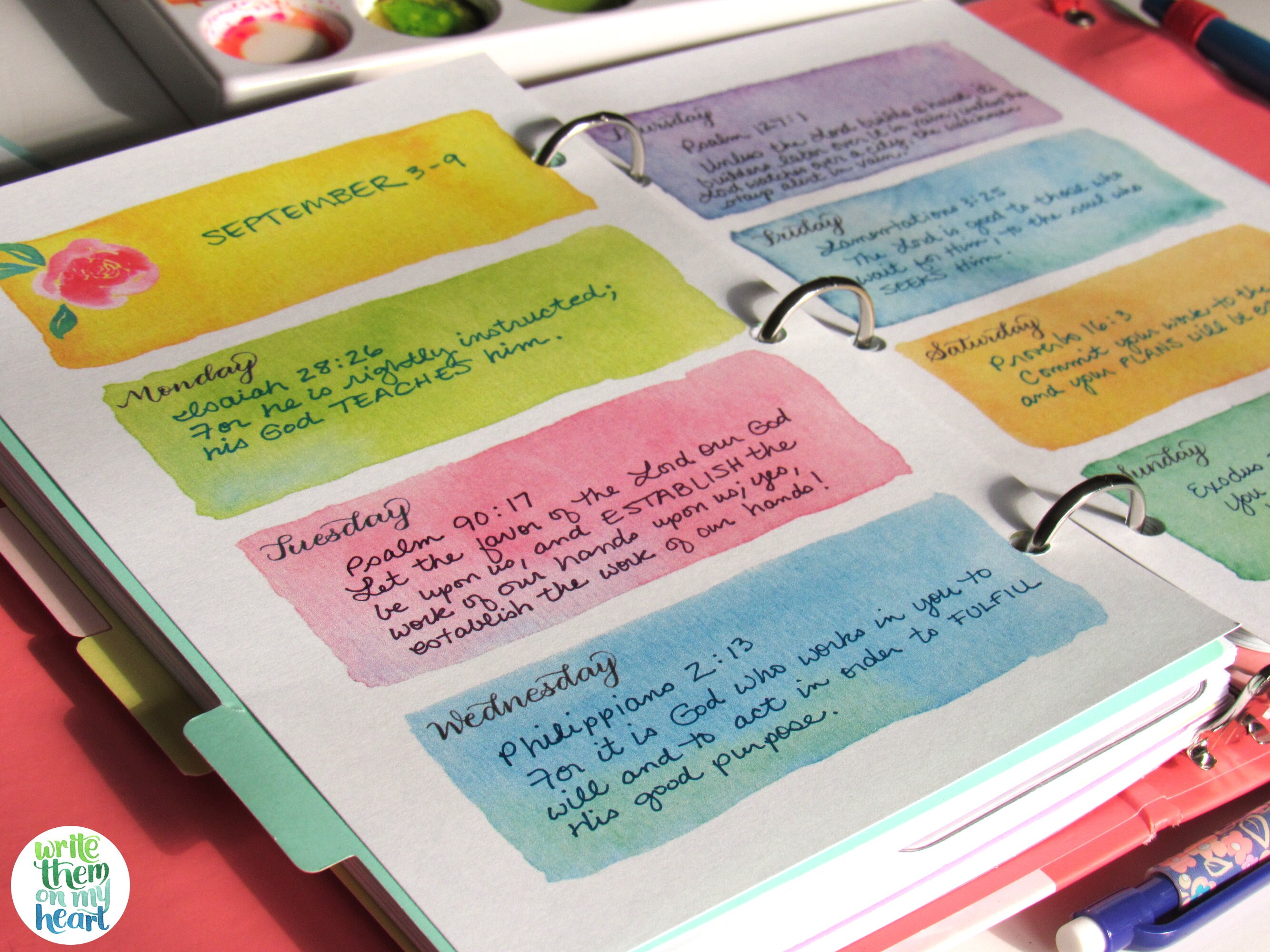 Christian Planner Printable Faith Weekly Planner Undated - Etsy