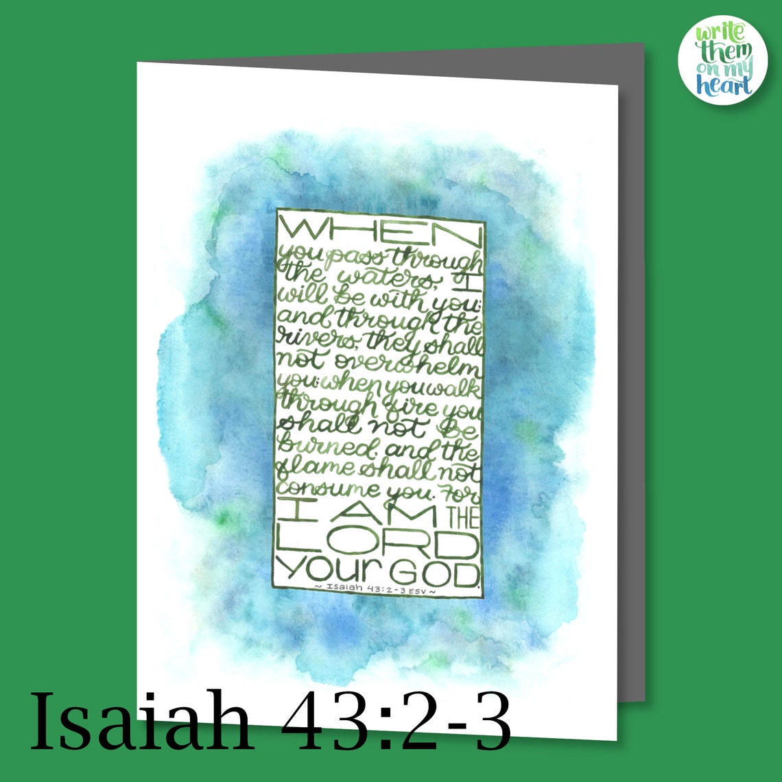 Get Well Scripture Cards, 6 Printable Bible Verse Get Well Cards, 5x7 ...