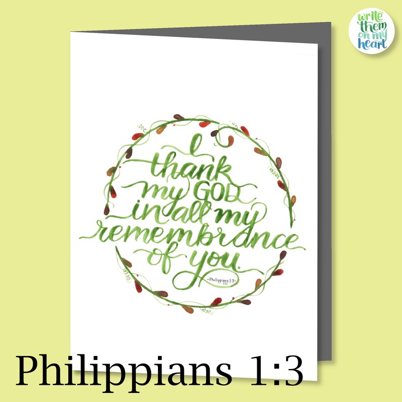 Scripture Thank You Notes, Thank You Scripture Cards, 6 Printable Bible ...