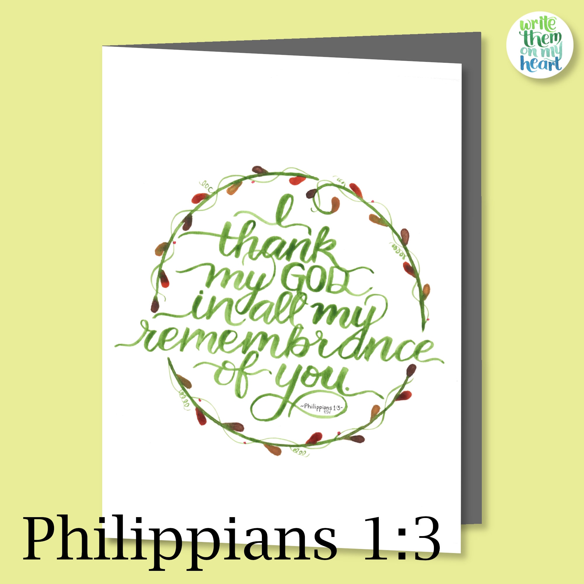 Scripture Thank You Notes, Thank You Scripture Cards, 6 Printable Bible ...