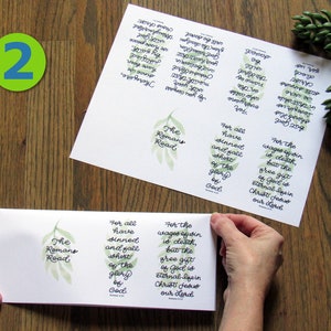 Romans Road to Salvation Printable PDF and DIY Folded Mini Booklet or ...