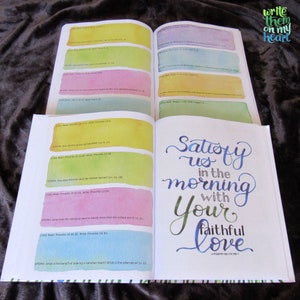 Scripture Writing Journal 365 Satisfied Bible Verses, Satisfaction ...