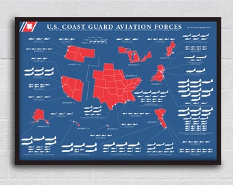 Coast Guard Chart - Etsy