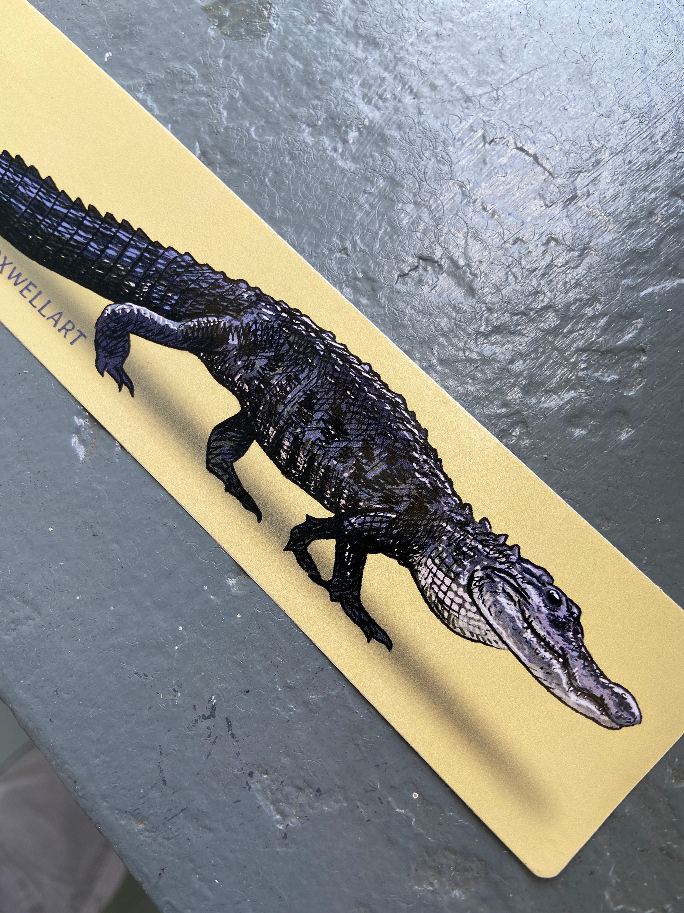 Alligator Sticker 7 X 1.75 Gator Decal - Etsy