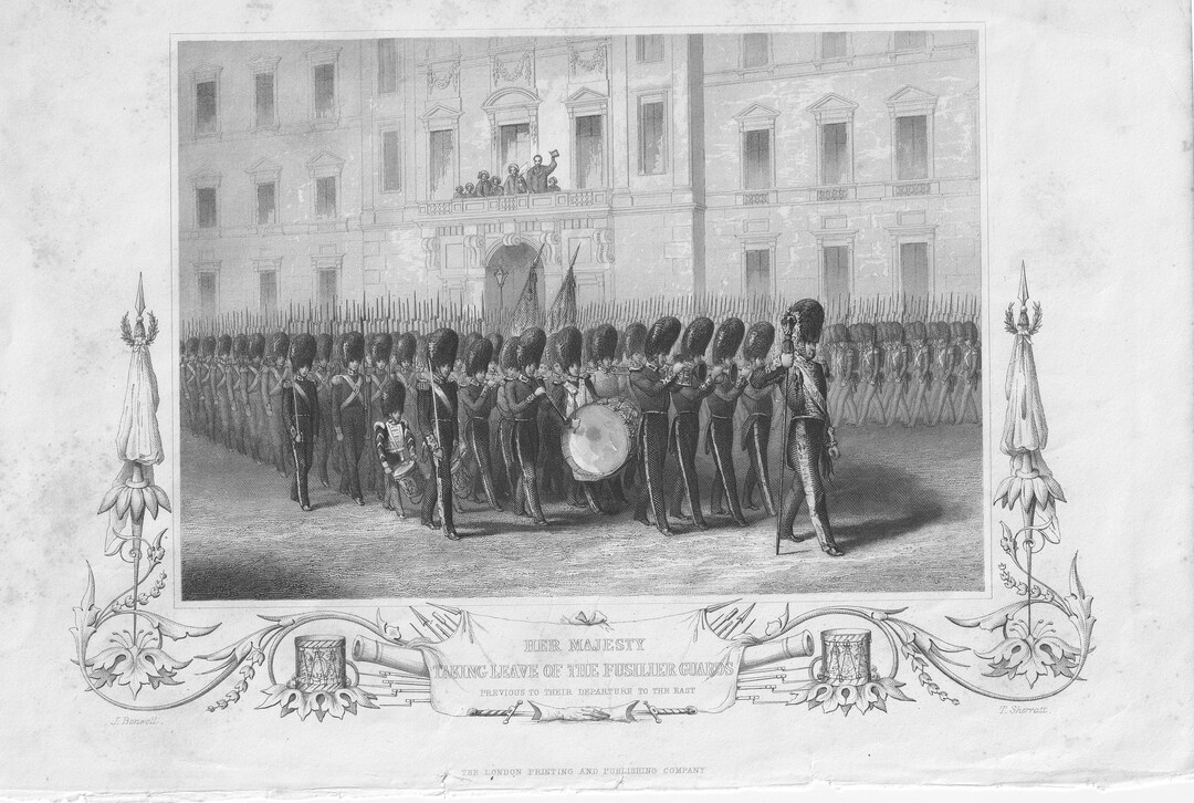 The Fusilier Guards and the Horse Guards-two Antique - Etsy