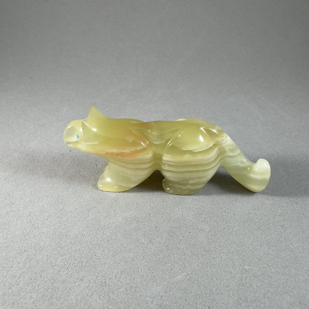 Zuni Mountain Lion Fetish, Handmade by Artists Rosella Lunasee and ...