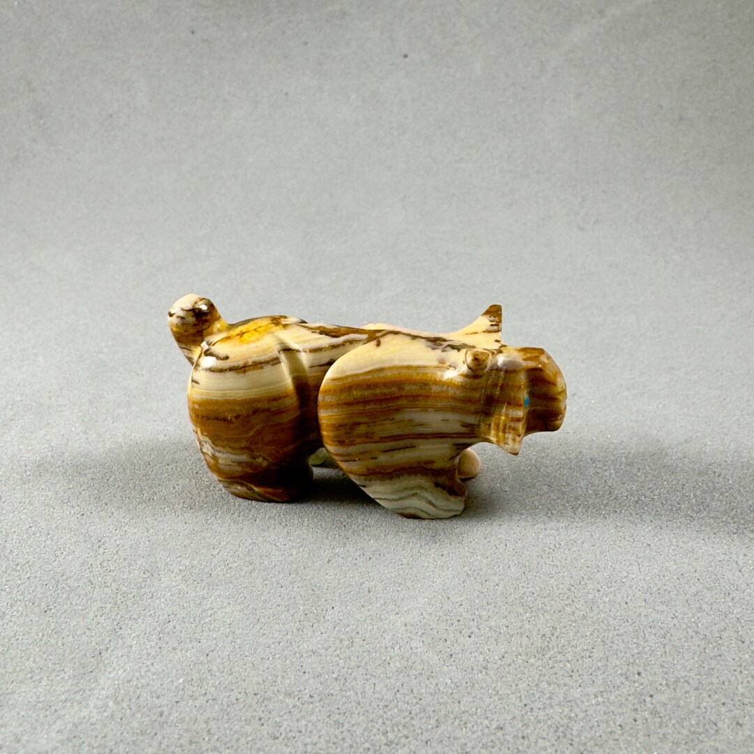 Zuni Bobcat or Wildcat Fetish, Handmade by Artists Rosella Lunasee and ...