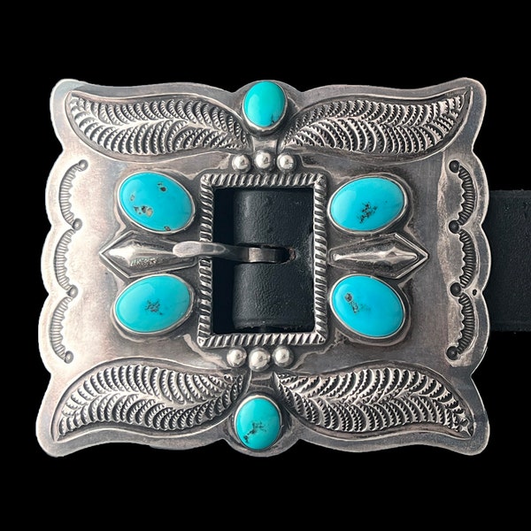 Turquoise Belt Buckle - Etsy