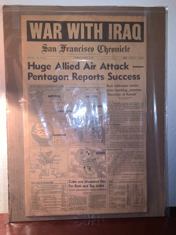 Kuwait Liberation 1991 President BUSH - Etsy