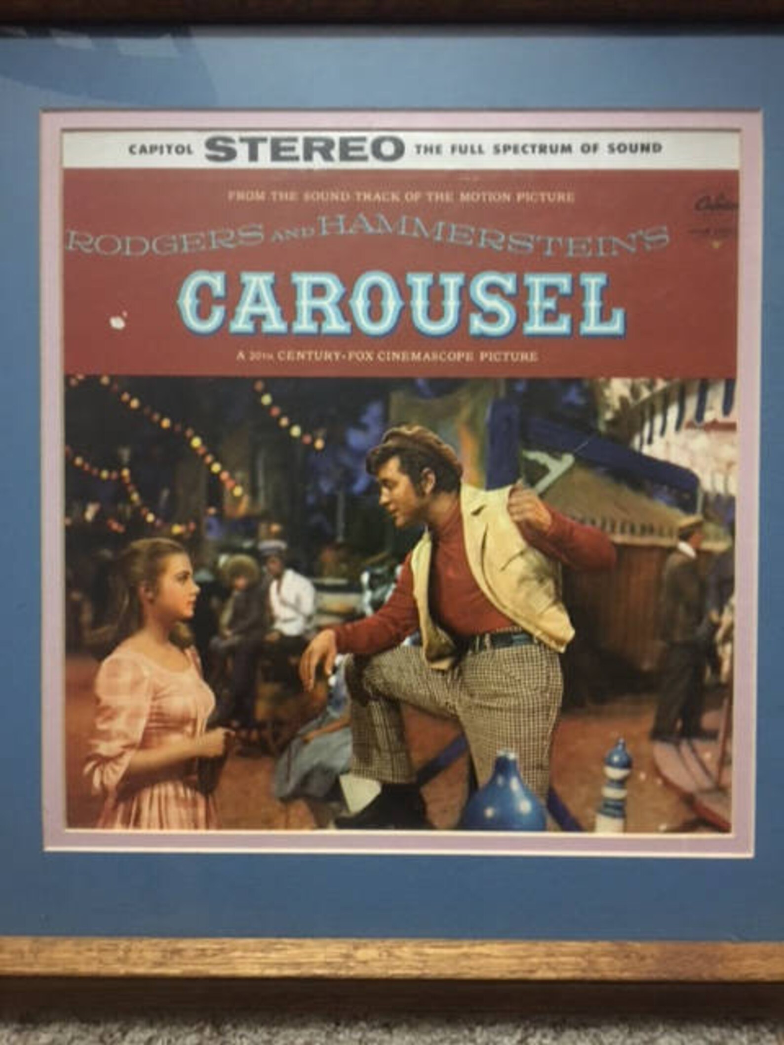 Rogers and Hammersteins CAROUSEL Vinyl Playing Record and Album Cover ...