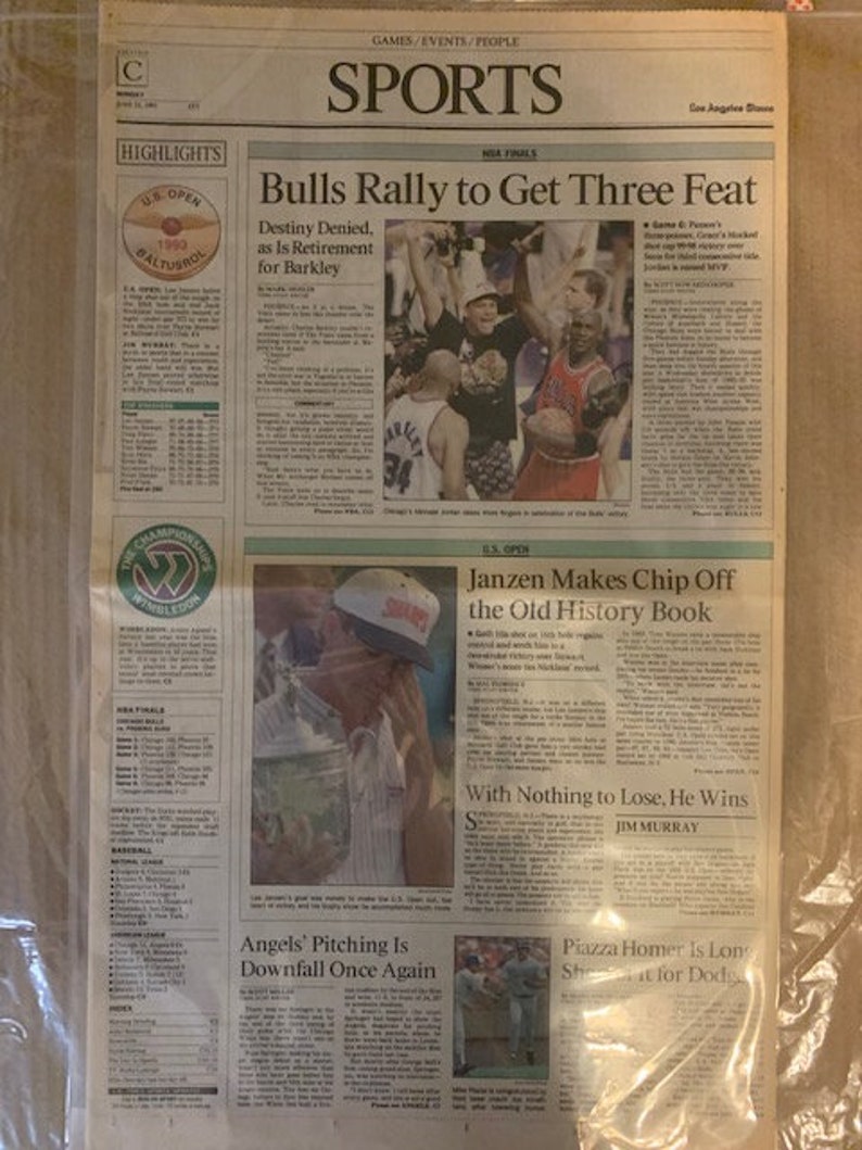 Michael Jordan 1993 Chicago Bulls 3 Peat Champions Chicago Bulls - Etsy