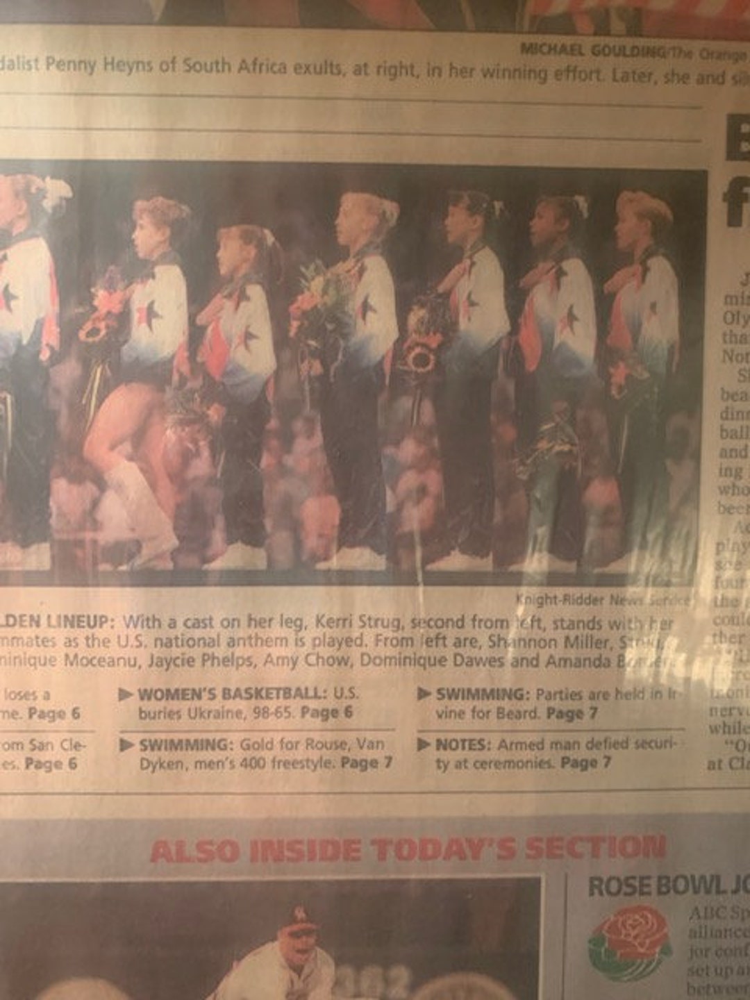 OLYMPICS 1996 Original Newspaper - Etsy