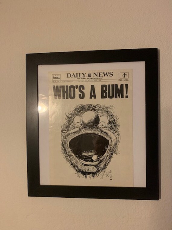 Who's a Bum Iconic Brooklyn Dodgers World Series | Etsy