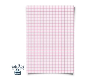 Pink graph paper | Etsy
