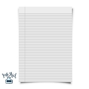 Print Your Own | NOTEBOOK Paper | Wide Rule AND College Rule Both ...