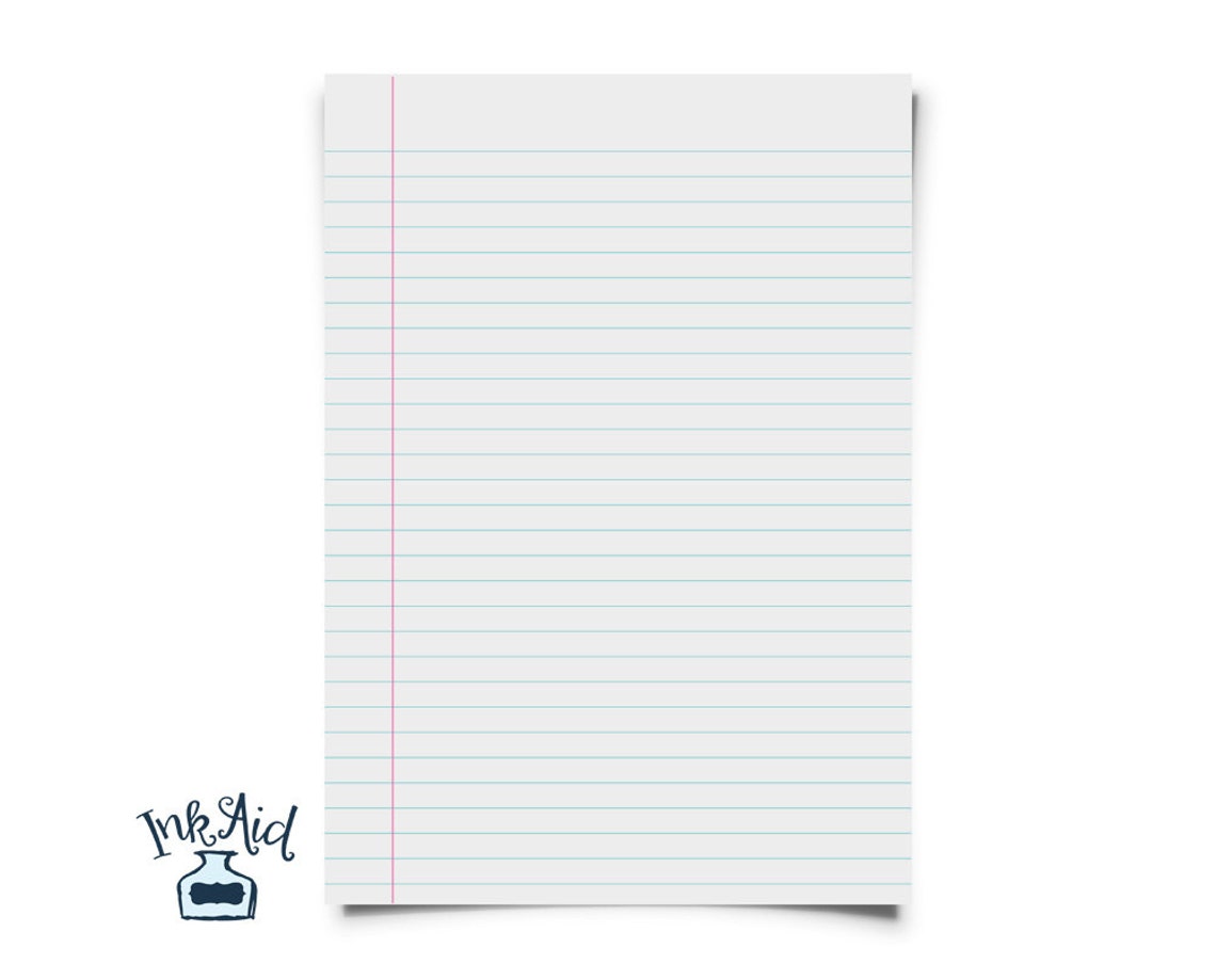 Print Your Own | NOTEBOOK Paper | Wide Rule AND College Rule Both ...