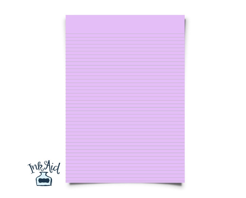 Print Your Own | LINED Writing Paper | Wide Rule & College Rule Both ...