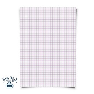Print Your Own | COLORED GRID Graph Paper | 1/4 Inch Squares | PDF ...