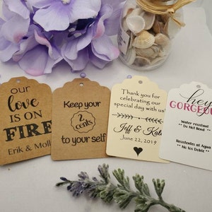 Custom Personalized tag Rustic Vintage Decorative tags | Etsy