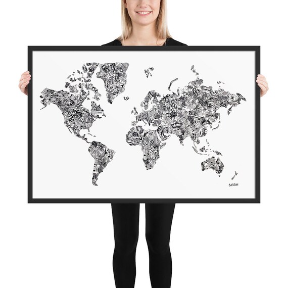 Creative World Map Poster
