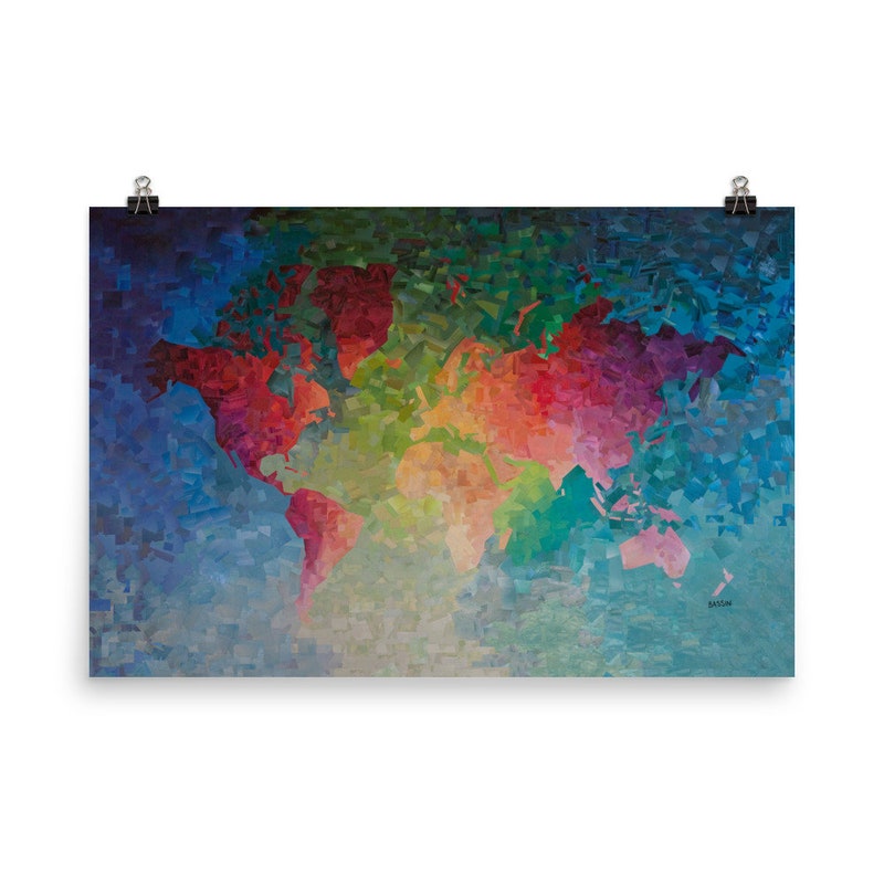 WanderWonderWorldMap - Etsy