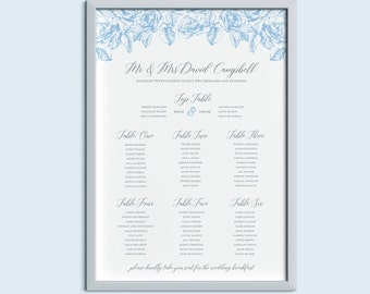 Wedding table plan | Etsy