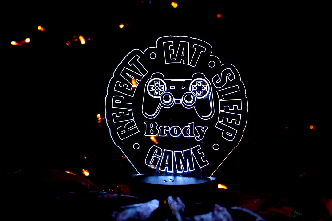 Video Game Controller Console Controller Gaming Room Night Light up ...