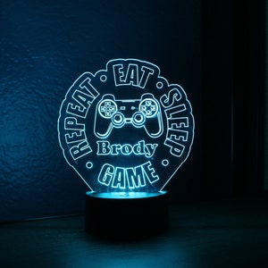 Video Game Controller Console Controller Gaming Room Night Light up ...