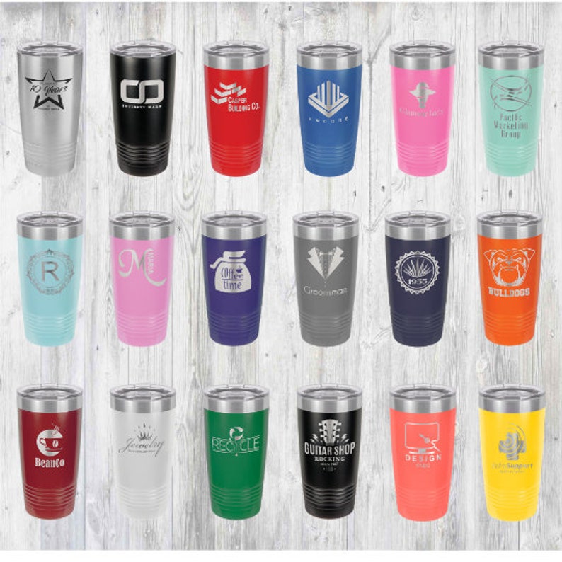 Custom Text Tumbler Personalized Travel Tumbler Laser - Etsy