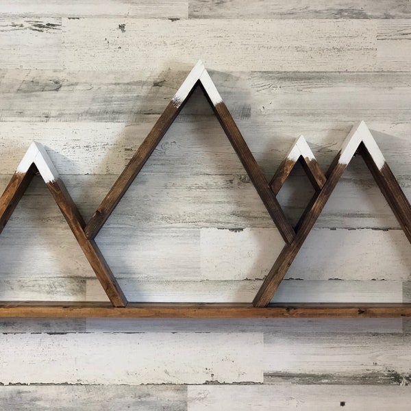 Mountain Wall Shelf - Etsy